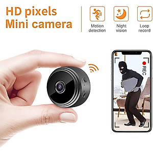 Enzemit A9 Mini Camera WiFi 1080P HD IP Camera Home Security Magnetic Wireless Mini Camcorder Micro Video Surveillance Camera with IR Night Vision