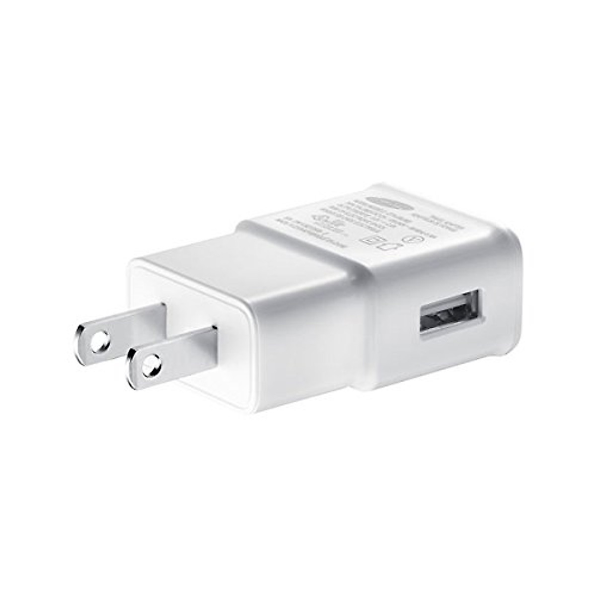 Samsung OEM Adapter with USB Sync Charging Cable - Non-Retail Packaging - White