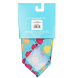 Peeps for Pets Chick Rainbow Print Dog Bandana, Medium/Large | Large Dog Bandana Officially Licensed Pet Product | Cute, Soft, Machine Washable Dog Apparel & Accessories for All Dogs