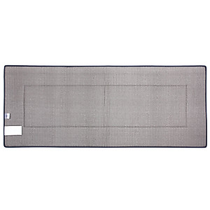 FABBRICA HOME Ultra-Soft Extra-Thick High Density Memory Foam (2 feet by 5 feet, Slate Gray)
