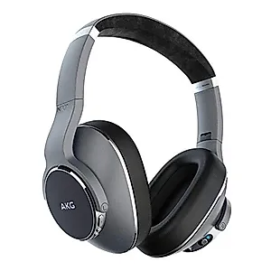 Samsung AKG N700NC Over-Ear Foldable Wireless Bluetooth Headphones, Active Noise Cancelling Headphones - Silver (US Version)