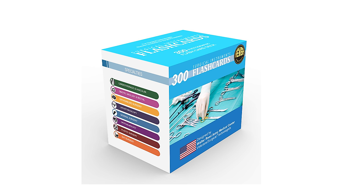 Surgical Instrument Flash Cards for Medical Students