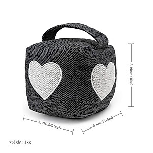 Door Stopper, Cute Heart Shape Door Stop for Home Office Decorative