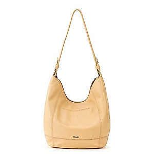 The Sak womens Leather, & Silhouette, Sequoia Hobo Bag in Leather Soft Slouchy Silhouette Timeless Elevated Design, Buttercup Ii, One Size US