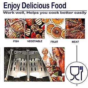 YOUFIRE Grill Replacement Parts for Weber Genesis 300 Series Flavorizer Bars Heat Deflector Burner Tube Set Kit for Weber Series E310 E320 E330 EP310 EP320 EP330 with Front Control Knob