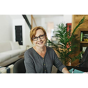 Readers Readers.com Fully Magnified Reading Glasses: The Cordon - 4 Pairs, Classic Rectangle for Women and Men - Black, 2.50