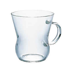 Hario "Suki" Glass Mug, 300ml, Clear
