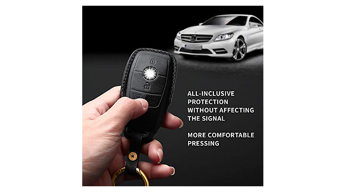 Tukellen Mercedes Benz Key Fob Cover - Genuine Leather