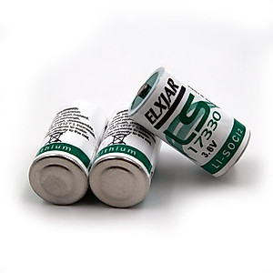 YUTSUJO (3-Pack) 3.6V 2100mAh 2/3A LS17330 Lithium Battery Pack for SAFT Hunting Dogs, Carbon Monoxide Detectors, Intrusion Sensors, Invisible Fencing,Smart Utility Metering, Emergency Backup
