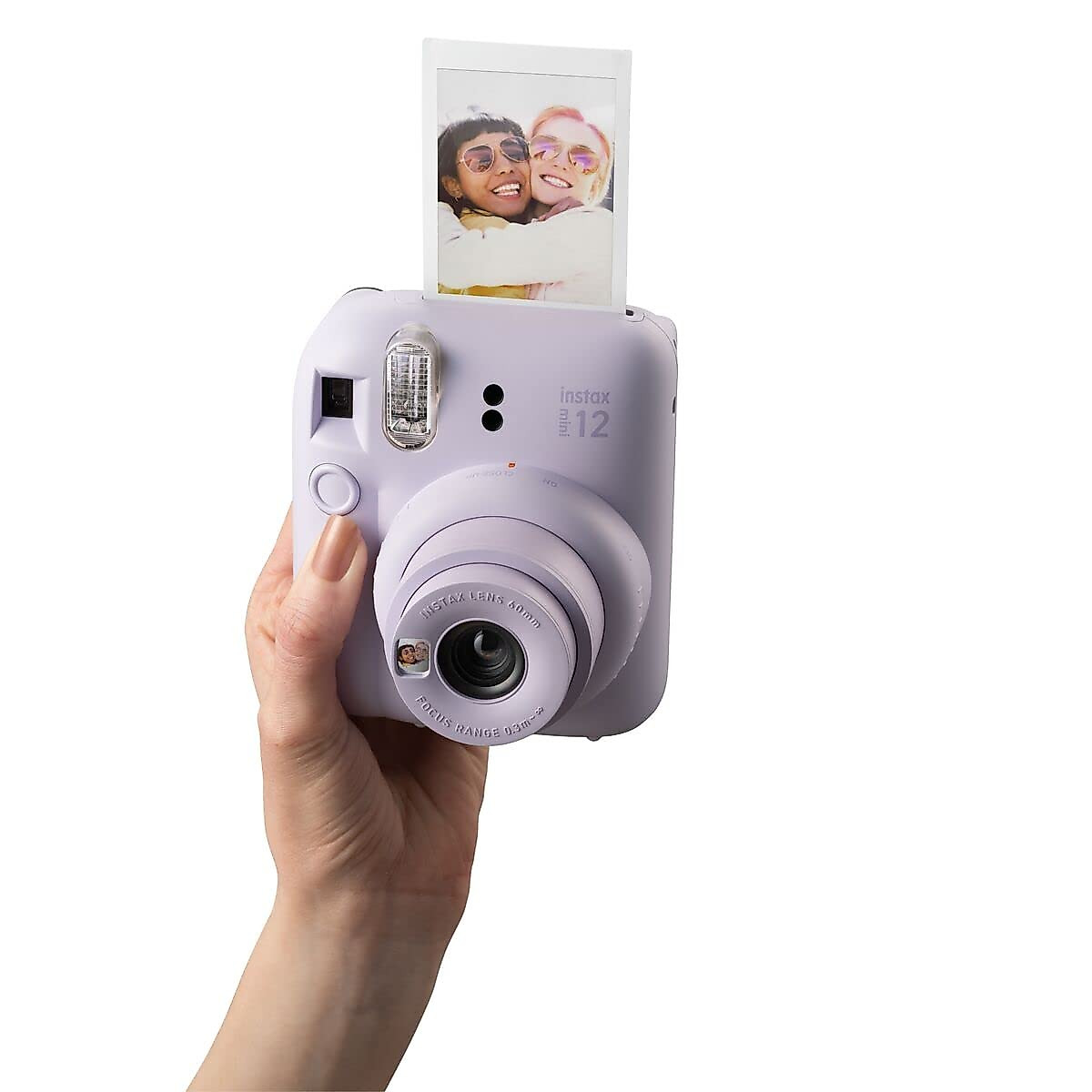 Fujifilm Instax Mini 12 Instant Film Camera Lilac Purple, Fuji Instax Mini Instant Film 40 Sheets, Instant Camera Gift Bundle