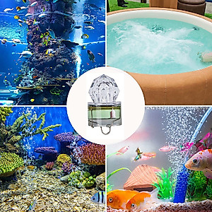 LED Fishing Light Underwater Deep Drop Lights Waterproof Diamond Tubular Underwater Fishing Lure Light Attractants for Tuna Swordfish, 10 Pack