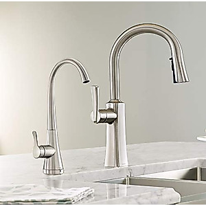 Moen S5520SRS Sip Transitional Cold Water Kitchen Beverage Faucet with Optional Filtration System, Spot Resist Stainless