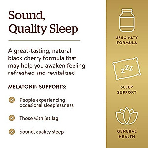 Solgar Liquid Melatonin 10 mg, Natural Black Cherry Flavor - 2 oz, 2 Pack - Supports Sound, Quality Sleep - Helps Normal Circadian Rhythm - Great for Jet Lag - Vegan, Gluten Free - 118 Total Servings