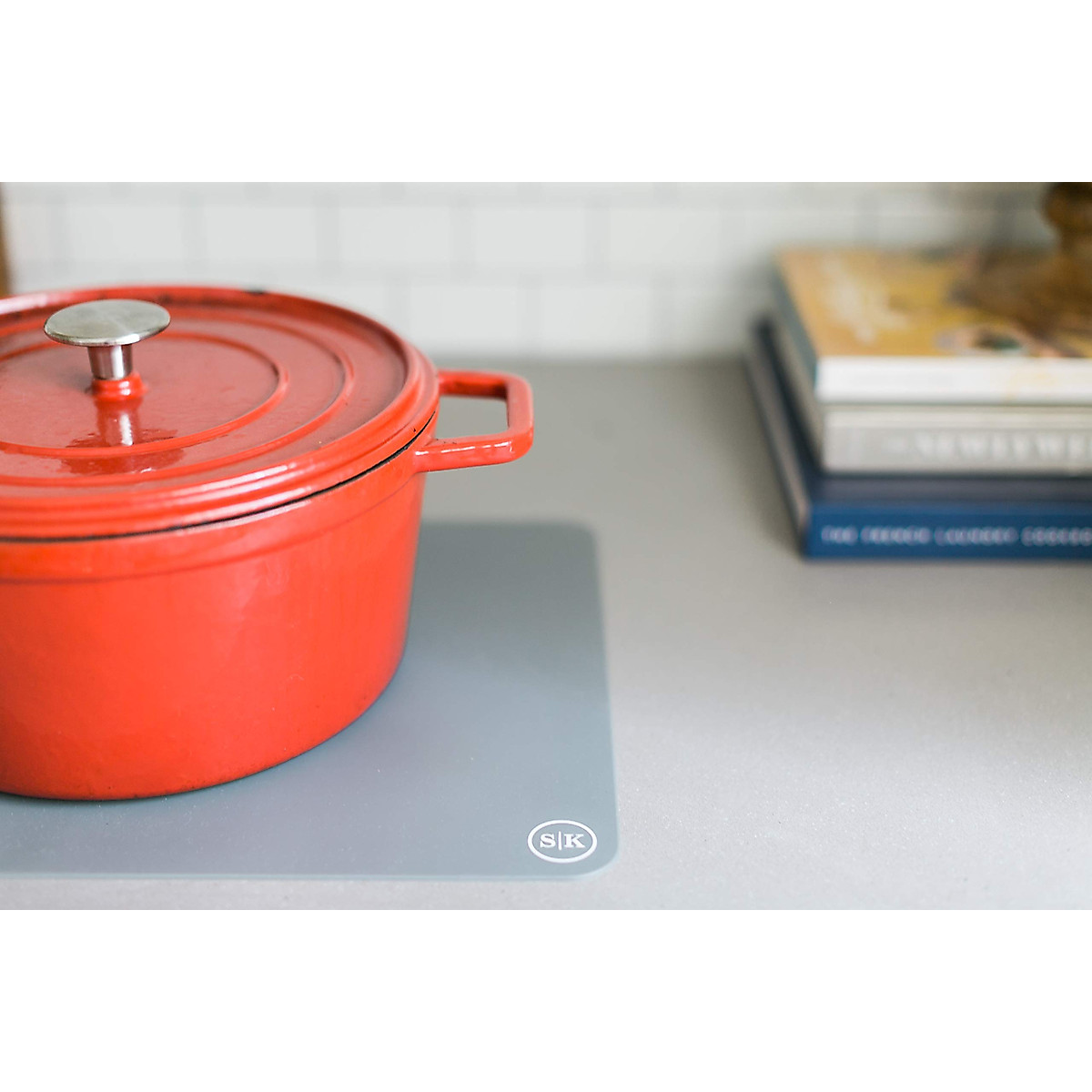 The Silicone Kitchen Silicone Oven Baking Mats - Green/Gray Bundle - BPA Free, (2 Half Sheets, 2 Quarter Sheets)