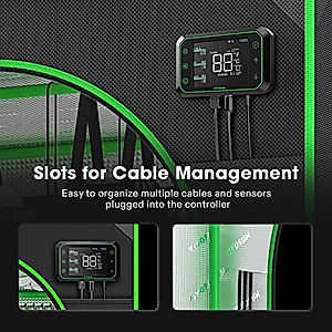 VIVOSUN S448 4x4 Grow Tent, 48"x48"x80" High Reflective Mylar with Observation Window and Floor Tray for Hydroponics Indoor Plant for VS4000/VSF4300