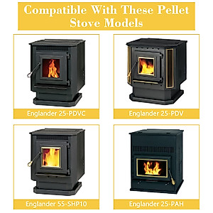 Adviace Replacement PU-076002B Combustion Blower Motor for Englander & England 25-PDVC 55-SHP10 25-PDV 25-PAH 25PDVC 55-SHP10L 55-SHP22 25-EP Pellet Stoves