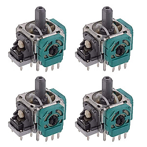 4 Pcs Analog Joystick Stick Sensor Module Potentiometers with Thumbsticks Cap +Torx T8 T6 Screwdrivers for XboxOne Controller