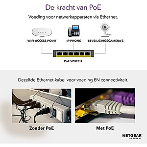 NETGEAR 48-Port Gigabit Ethernet Unmanaged PoE+ Switch (GS348PP) - with 24 x PoE+ @ 380W, Desktop/Rackmount, Sturdy Metal
