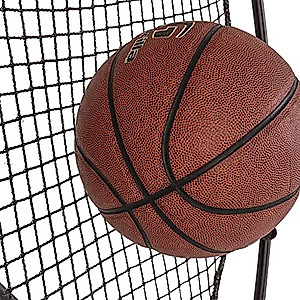 Silverback Multi-Sport Training Rebound Passback Net - Basketball Rebounder - Multisport Rebounder,Black