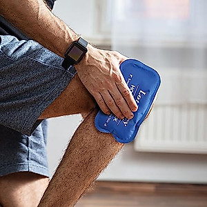 LotFancy Gel Ice Packs, 2pc Reusable Hot Cold Pack for Therapy, Heating Cooling Gel Pad, Pain Relief for Face, Head, TMJ, Wisdom Teeth, Oral Facial Surgery, Sport Injuries, Migraine, Muscle Joint