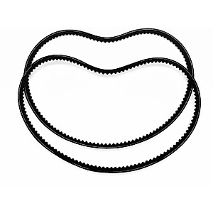 Missiscily Set of 2, 954-0430C Auger Drive Belt Fits MTD Cub Cadet 954-0430 754-0430 954-0430A 754-0430A Snow Blowers