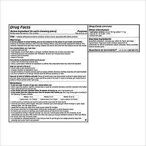 Nicorette 2 mg Nicotine Gum to Help Quit Smoking - White Ice Mint Flavored Stop Smoking Aid, 160 Count