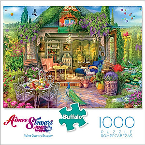 Buffalo Games - Aimee Stewart - Wine Country Escape - 1000 Piece Jigsaw Puzzle