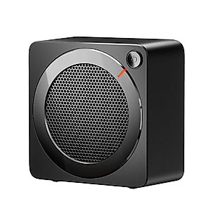 GAIATOP Space Heater, 500W Energy Efficient for Indoor Use, PTC Ceramic Fast Heating Electric Desk Heater, Overheating & 45°Tip-Over Protection Portable Mini Heater for Office Home Black