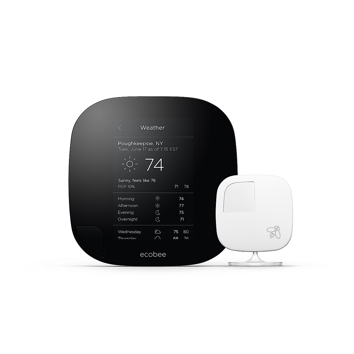 ecobee3 Smarter Wi-Fi Thermostat with Remote Sensor, 2nd Generation