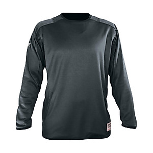 Easton mens Alpha Fleece Pullover Jacket, Charcoal, X-Large US