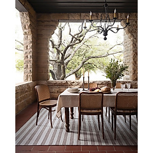 Loloi Magnolia Home by Joanna Gaines x Charlie Silver/Bark 5'-0" x 7'-6" Area Rug
