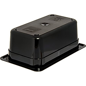 CFS 3068103 StorPlus Fourth Size Food Pan, Polycarbonate, 4" Deep, Black, Model Number: 3068103-E