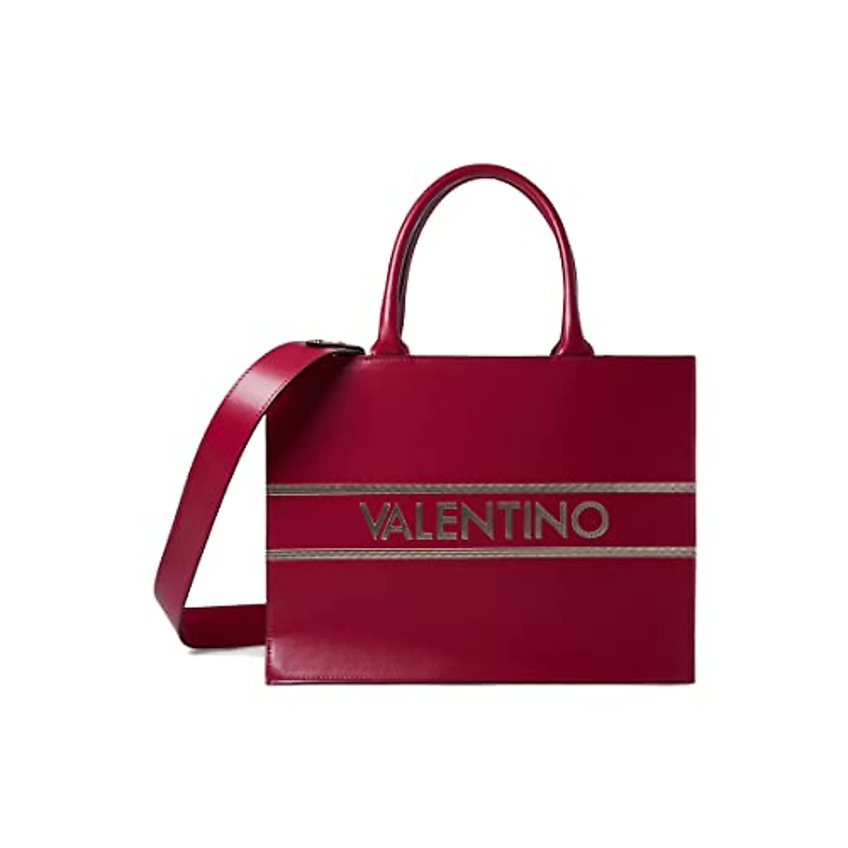 Valentino Bags by Mario Valentino Victoria Lavoro Gold Beetroot One Size