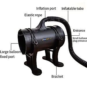 Chestnut-YX Balloon Stuffing Tool Machine Filling Kit Expander Extractor, for Rose Bouquet DIY Bouquets Wedding Christmas Birthday Party Gift Art Balloons Decoration Supply, 20x11x19cm