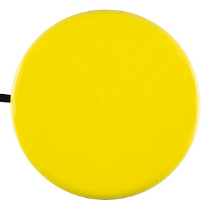 AbleNet Buddy Button Switch Yellow - Assistive Technology Interactive Switch for Communication and Accessible Play - Product# 57500