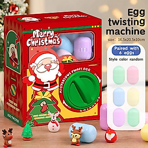 Mini Vending Machine | Christmas Gumball Vending Machine | Christmas Prize Dispenser Toys | Vending Machine For Snacks | Interesting Creative Christmas Egg Claw Machine For Kids Boys & Girls 4-6
