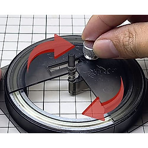ANSAI Circular Cutter Model Hobbies Crafts Tool Cutting Dedicated Circle (1mm-50mm) Stepless Adjustment