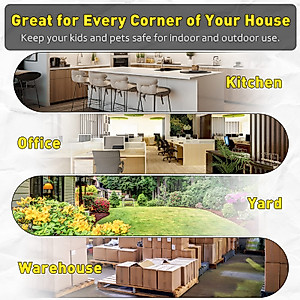 Mouse Stations with Keys 6 Pack, Keyless Design and Key Required Mouse Stations, Mice Stations, Keeps Children and Pets Safe Indoor & Outdoor, Black