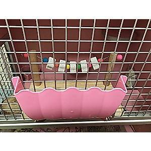 Hypeety Wooden Bird Perch Platform Pet Natural Chewing Toys Health Cage Accessories for Mouse, Chinchilla, Rat, Gerbil, Guinea-Pigs, Dwarf Hamster