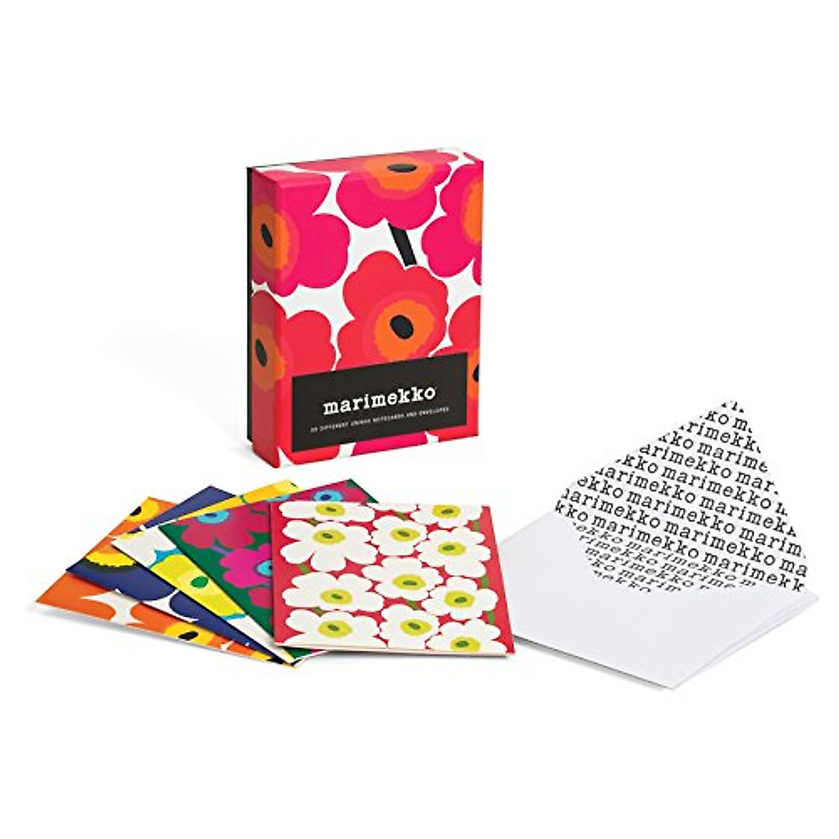 Marimekko Notes: 20 Different Unikko Notecards and Envelopes