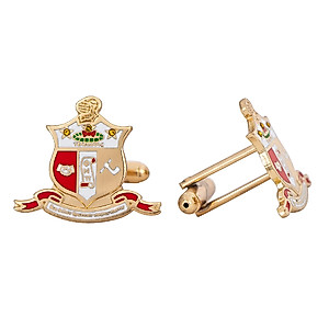Desert Cactus Kappa Alpha Psi Fraternity Cufflinks Greek Formal Wear Nupe (Cufflink - Jewel Crest)