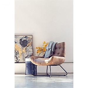 Moe's Home Collection PK-1063-14 Foster Desk Chair, Soft Brown