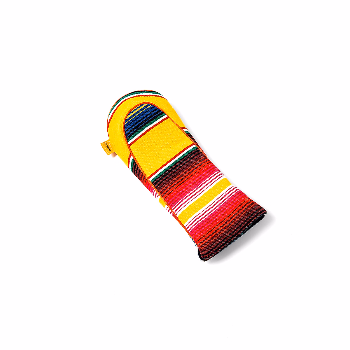 Puebla Serape Driver Cover - Yellow