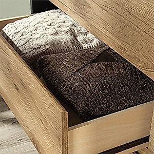 Sauder Acadia Way Modern 6-Drawer Dresser in Raven Oak, Raven Oak Finish
