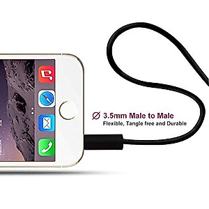 Xivip Solo Replacement Cable with in-line Microphone and Control Compatible with Beats by Dr Dre Headphones Studio Pro Detox Wireless Mixr Executive Pill(Black)