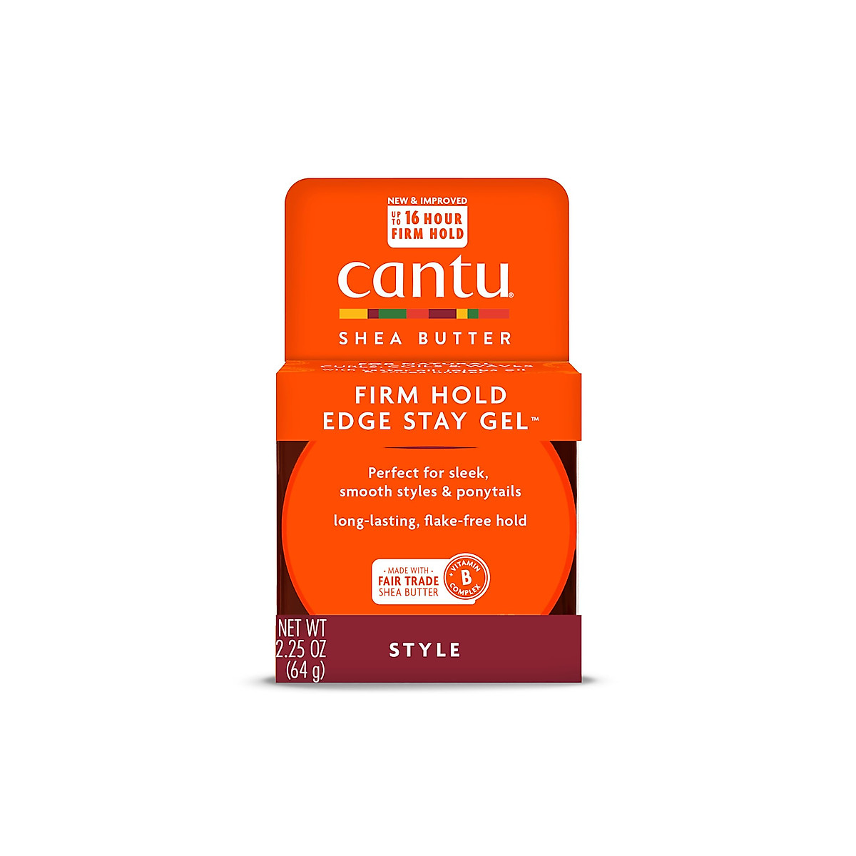 Cantu Extra Hold Edge Stay Gel, 2.25 Oz
