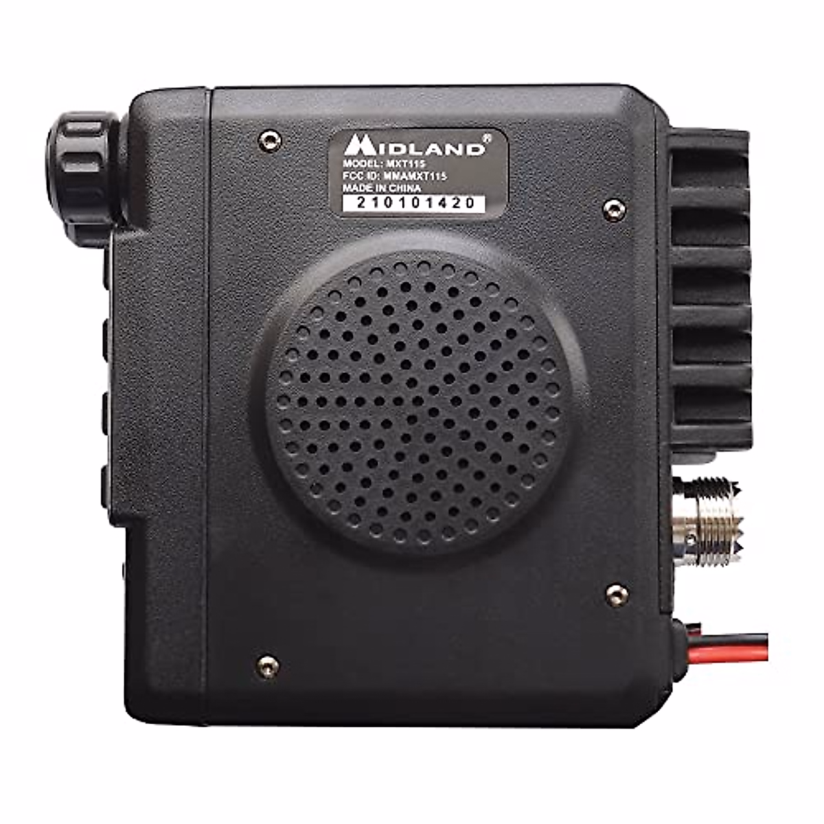 Midland – MXT115 - 15 Watt GMRS MicroMobile Two Way Radio - Off Roading Outdoor RZR Farm, Trails Radio - 8 Repeater Channels Extended Range - External Magnetic Mount Antenna - NOAA Weather Alerts