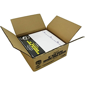 (500) 12" Record Inner Sleeves - 3-Layers of Archival Quality, Anti-Static HDPE with Rice Paper Enclosed Insert for Extra Rigidity #12IM