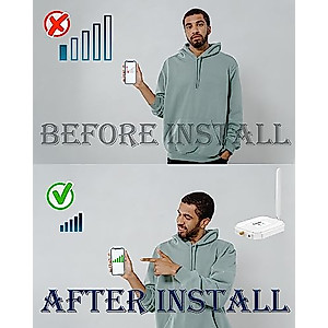 2023 Latest AT&T Signal Booster AT&T Cell Phone Signal Booster T Mobile Cell Booster for 5G 4G LTE on Band 12/17 AT&T Cell Booster AT&T Cell Booster ATT Extender Signal Booster Boost Call/Data White