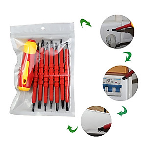 Insulated Interchangeable Set Includes Handle Magnetic Tip 8-Piece Insulated Screwdriver Set Electrician Magnetic 1000v